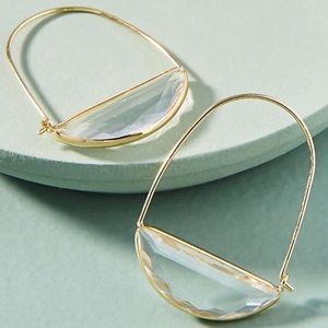 Anthropologie | Jewelry | Anthropologie Hoop Earrings | Poshmark